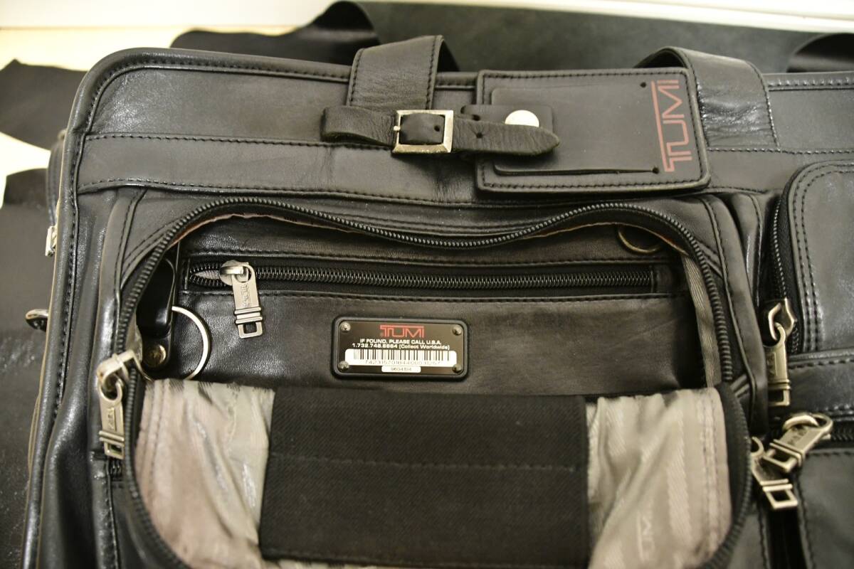 Yahoo!オークション - TUMI トゥミ ナパレザー ブリーフケース バッグ ...