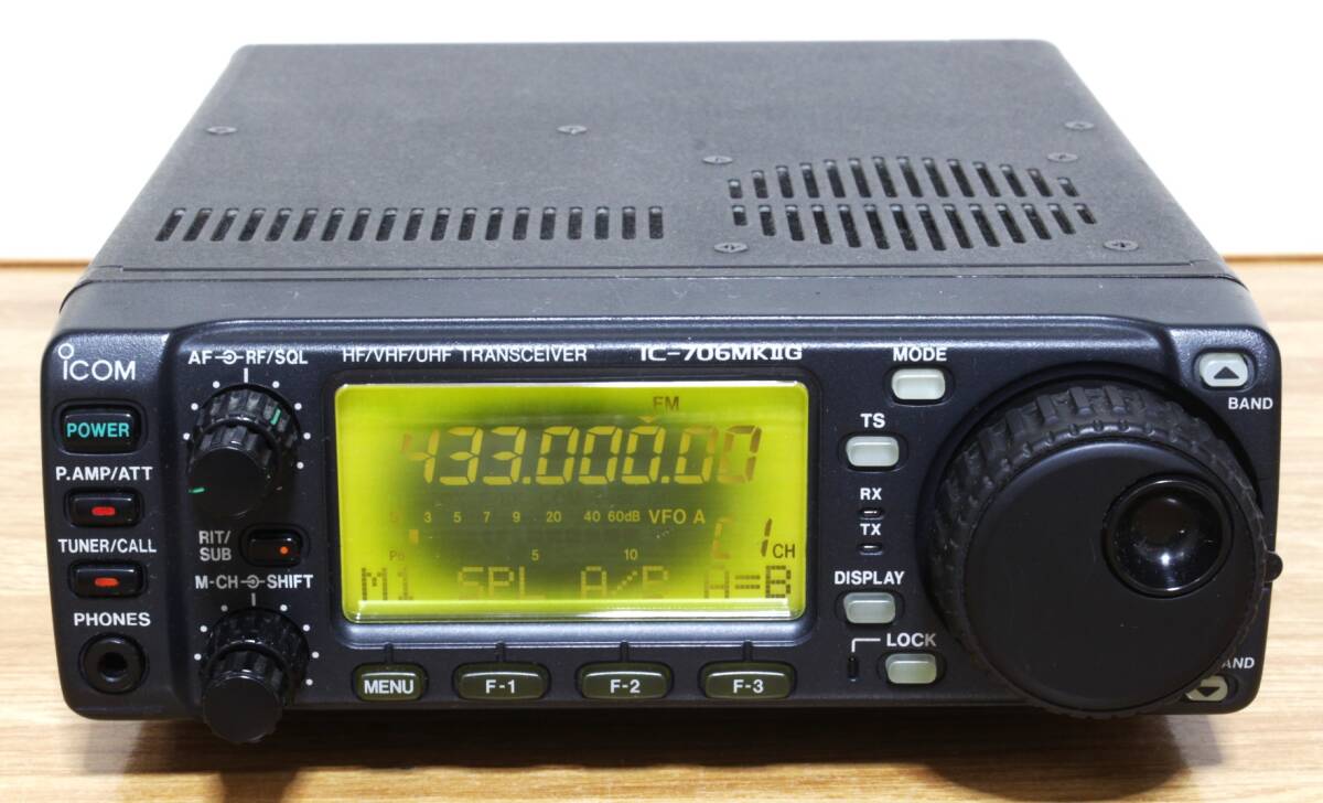 Yahoo!オークション - ICOM HF/VHF/UHF ALL MODE TRANSCEIVER IC-706M...