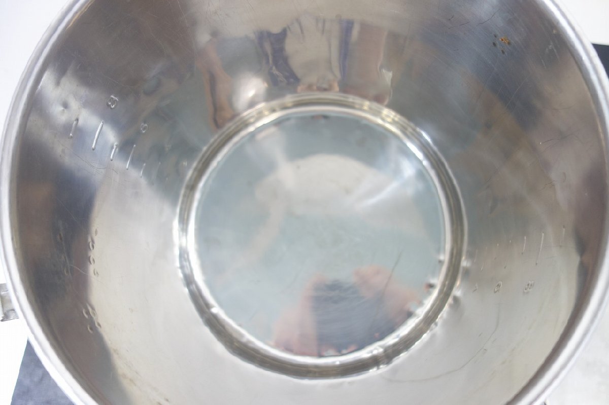 Yahoo!オークション - EBM ステンレス製 18-8 パッキン寸胴 24cm 10L ...