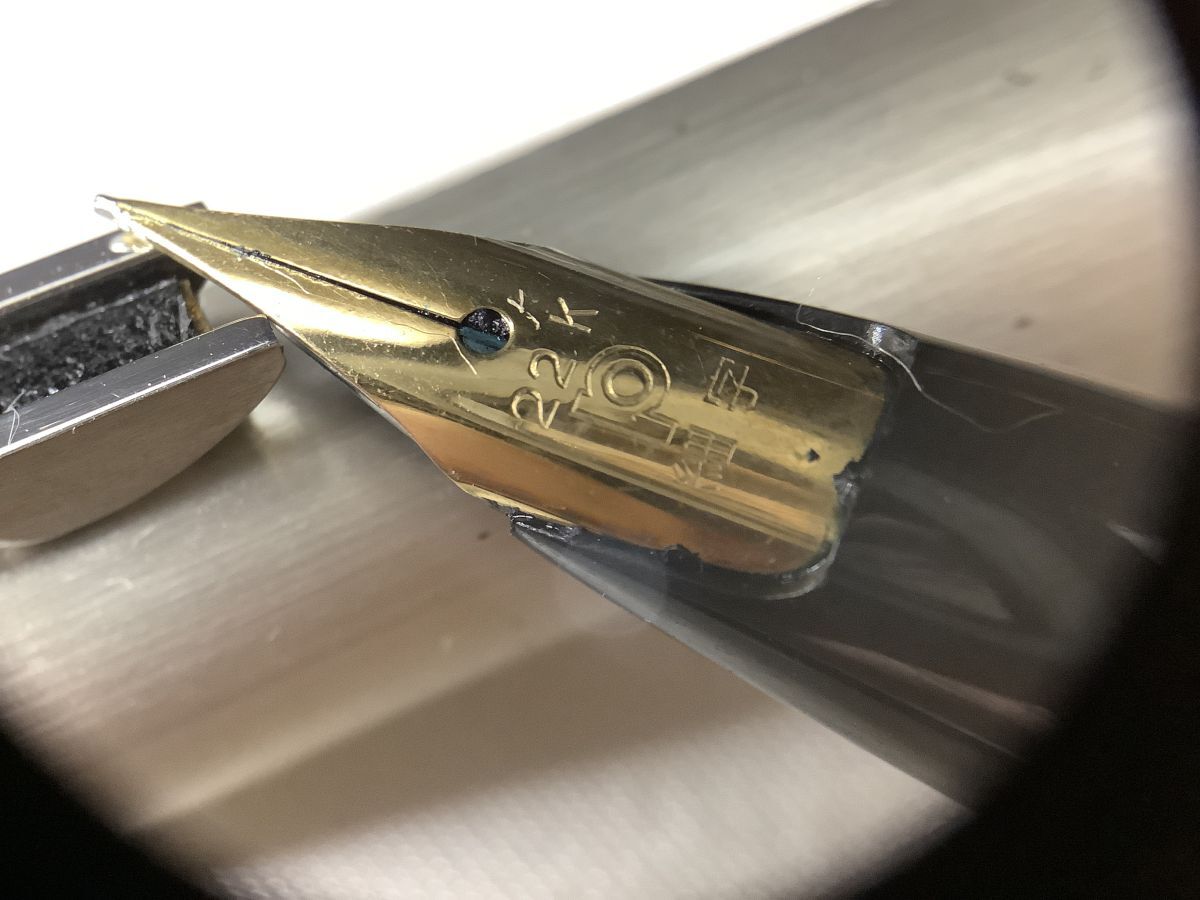 Yahoo!オークション - D548-60-M PLATINUM プラチナ 万年筆 ペン先22K ...