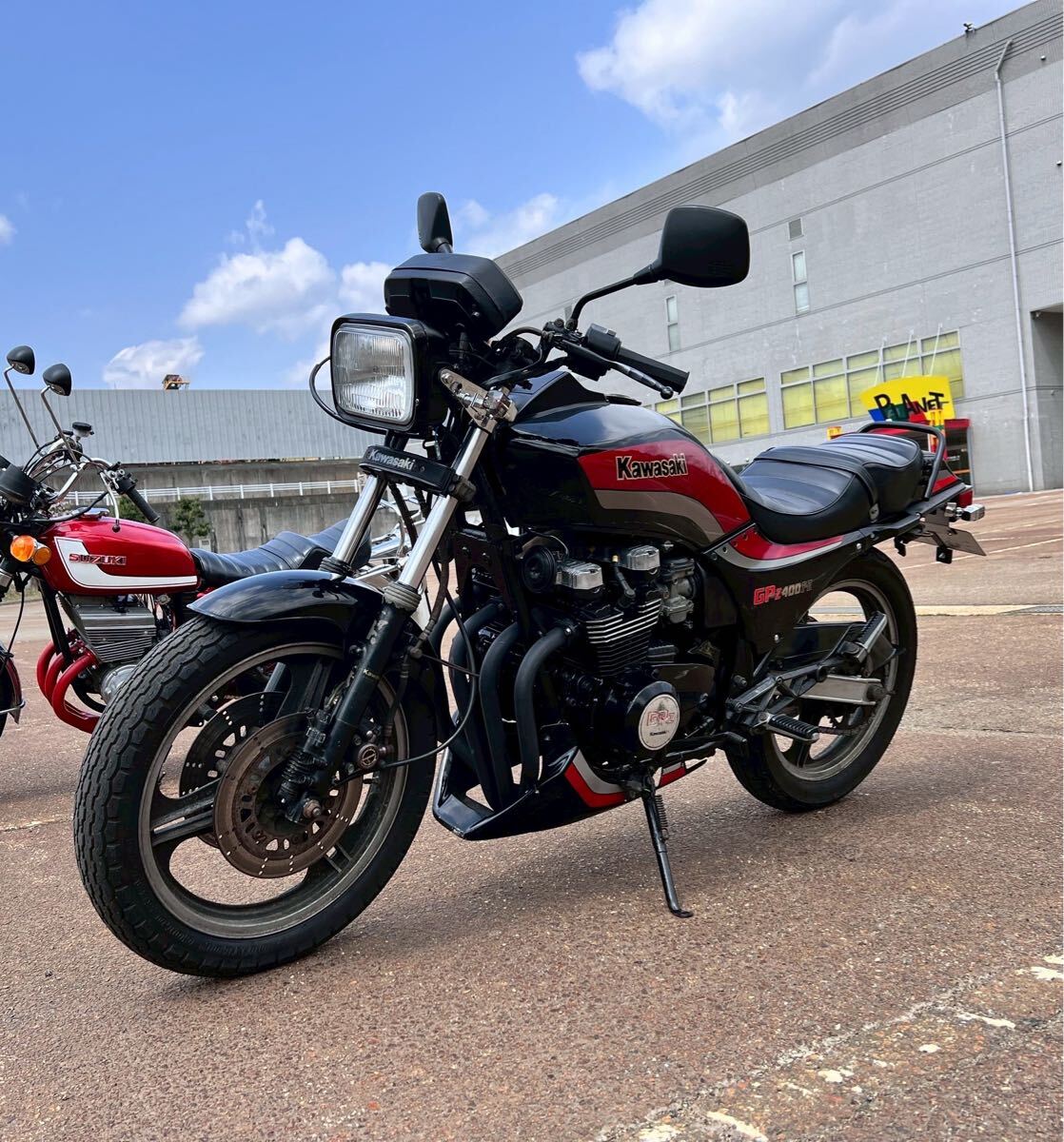 Yahoo!オークション - 実働 国内 GPz400F2 84年式 C1 kawasaki ウオタ...