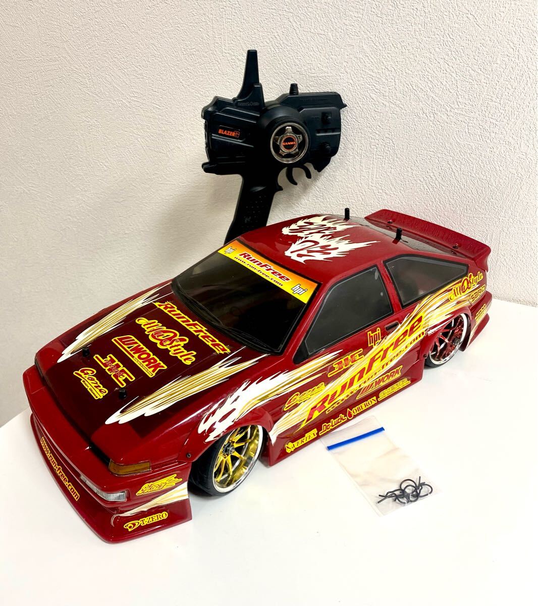 Yahoo!オークション - H【ジャンク扱い】HPI 1/10 電動RC トヨタ AE86 ...