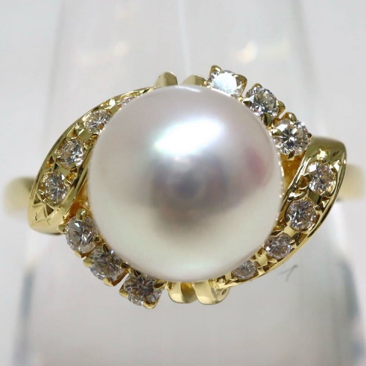 Yahoo!オークション - K18 【MIKIMOTO(ミキモト)】 アコヤ本真珠/天然...