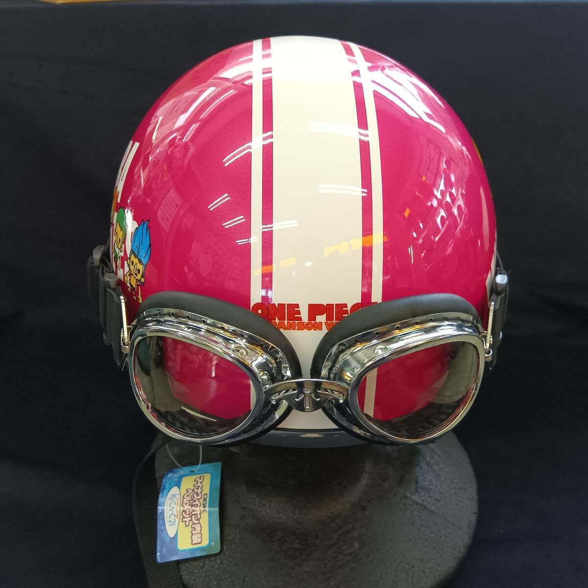 Yahoo!オークション - OGK半帽型ヘルメット【PF-4・ ワンピースアニ...