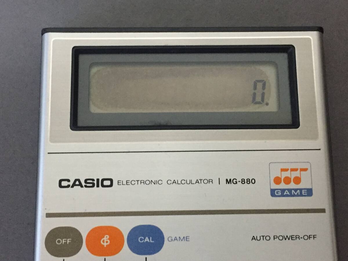 Yahoo!オークション - カシオ ゲーム電卓 CASIO MG-880 GAME CALCULAT...