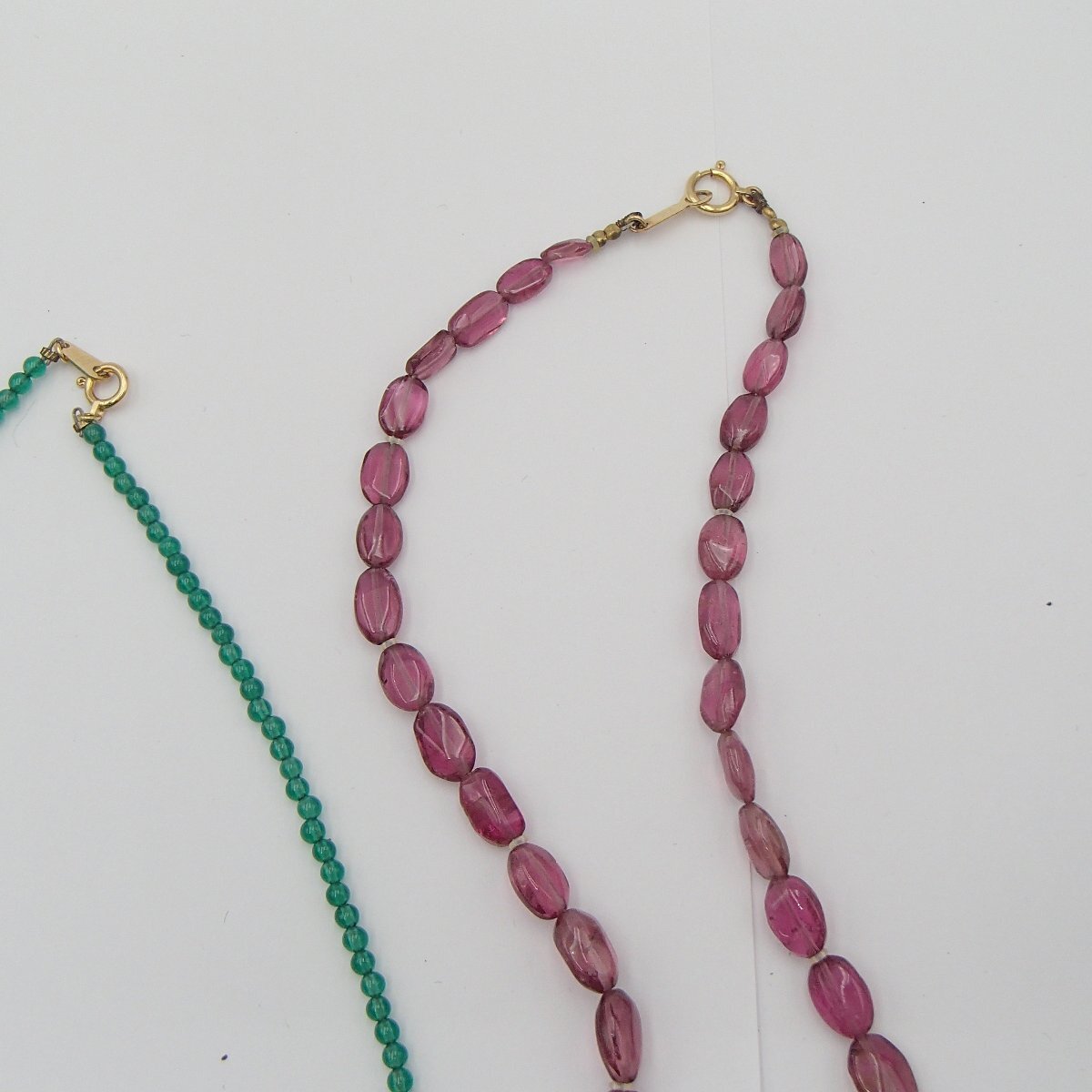 Yahoo!オークション - ネックレス トルマリン系 水晶系 まとめ / K18 ...