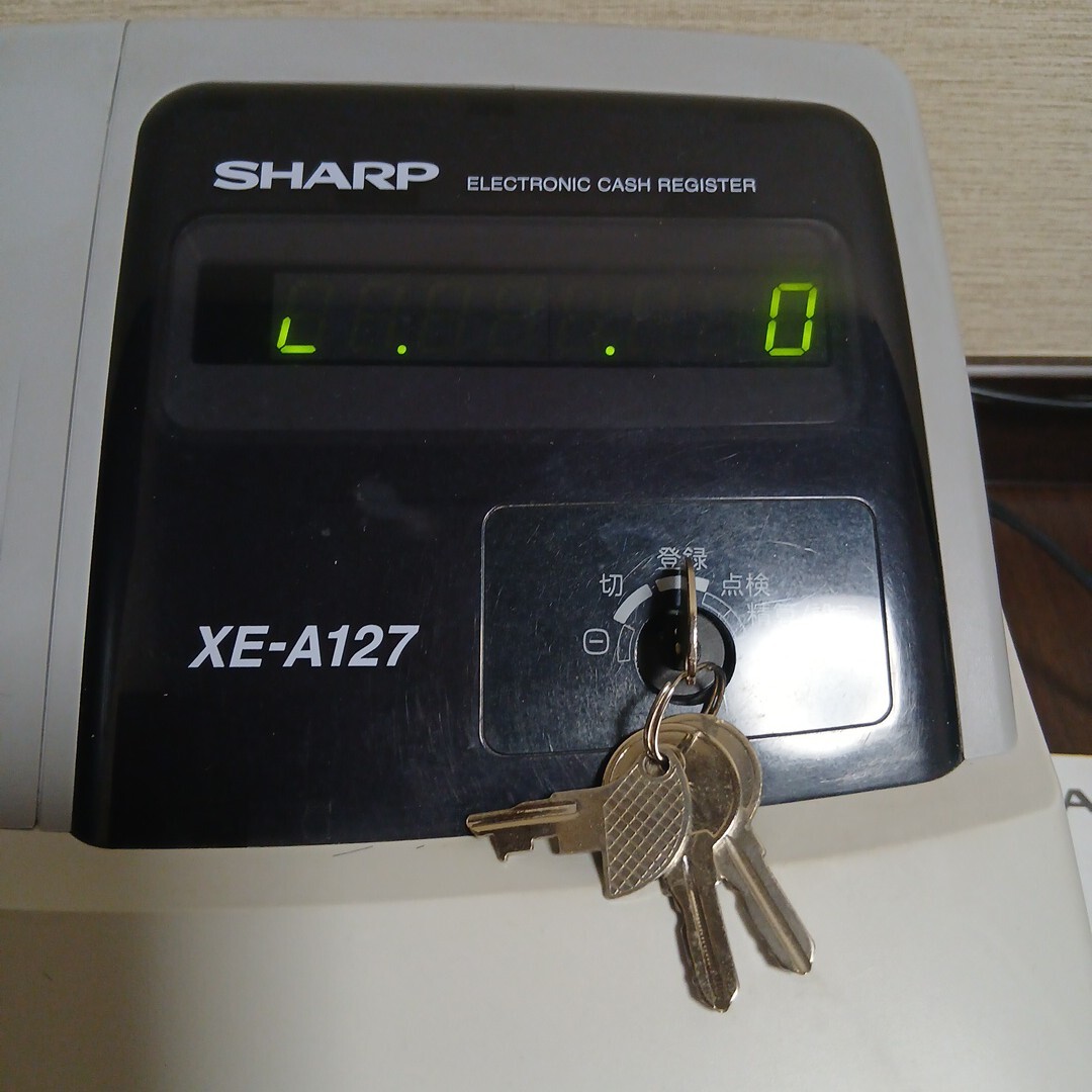 Yahoo!オークション - 電子レジスター XE-A127 シャープ 業務用 レジ ...