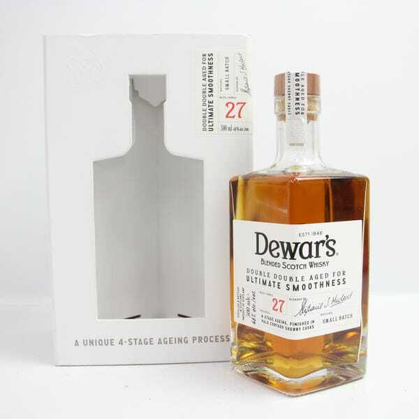 Yahoo!オークション - Dewars（デュワーズ）27年 ダブルダブル スモー...