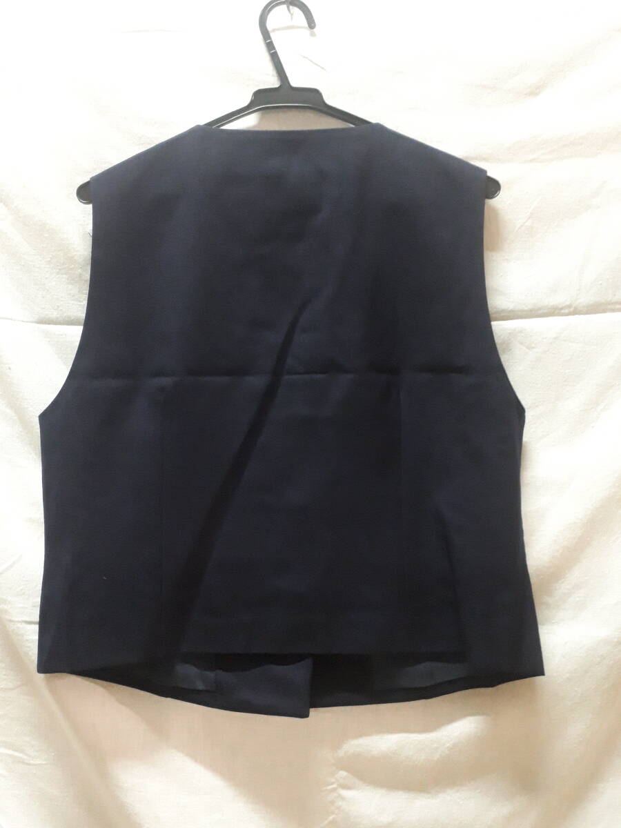 Yahoo!オークション - S772 送料無料 制服 上着 ベスト 濃紺 サイズ 1...