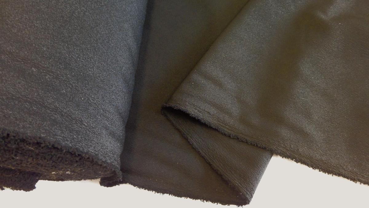 Yahoo!オークション - M8400 チリメン調ポリクレープ(ブラック 幅124c...