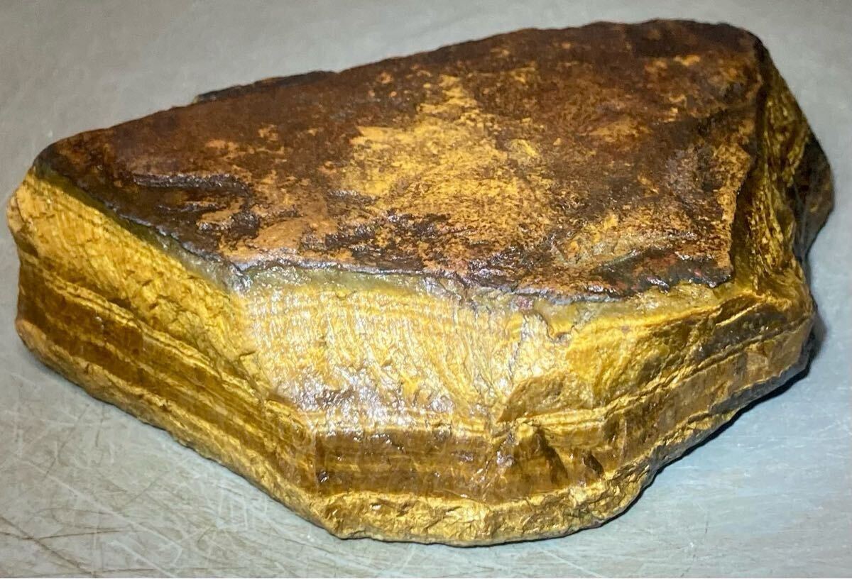 Yahoo!オークション - アフリカ産天然タイガーアイ原石428g[虎目石]...