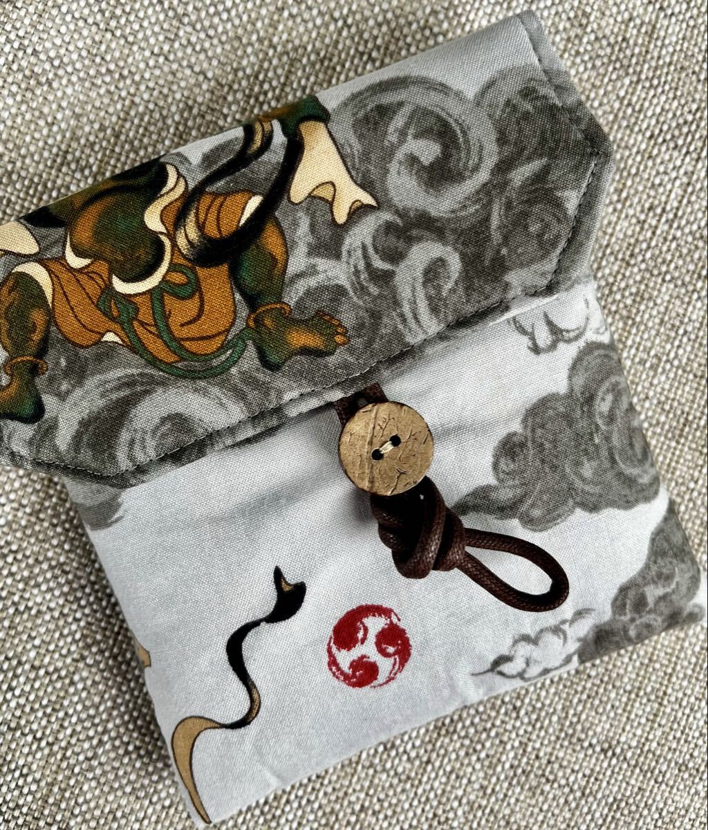 Yahoo!オークション - am 万年筆・ペンケース 和柄/風神と雲@4本さし/...