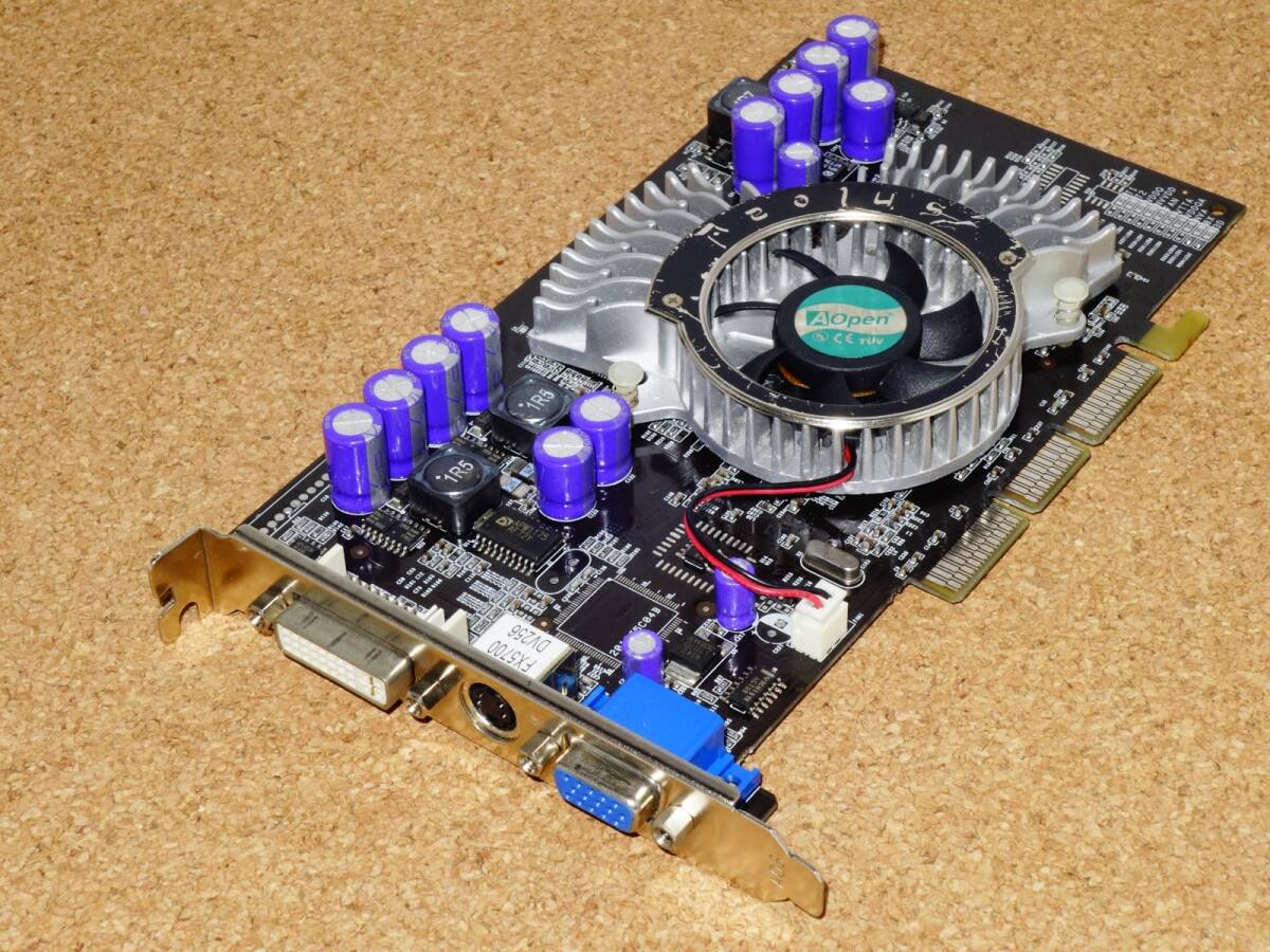 Yahoo!オークション - [AGP] AOpen Aeolus FX5700-DV256 NVIDIA GeForc...