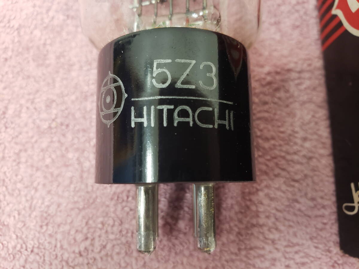 Yahoo!オークション - 未使用 真空管 HITACHI 5Z3 保管品 オーディオ真...