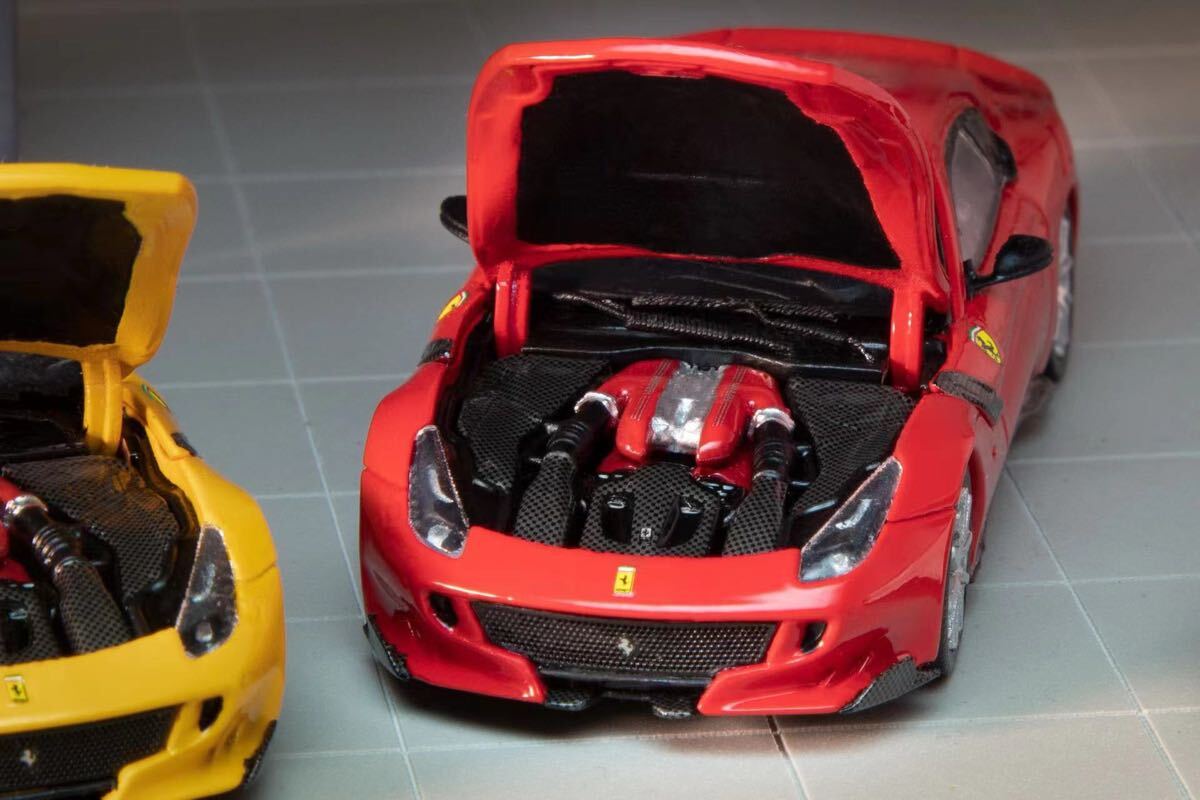 Yahoo!オークション - 1/64 Stance Hunters フェラーリ F12 TDF 赤