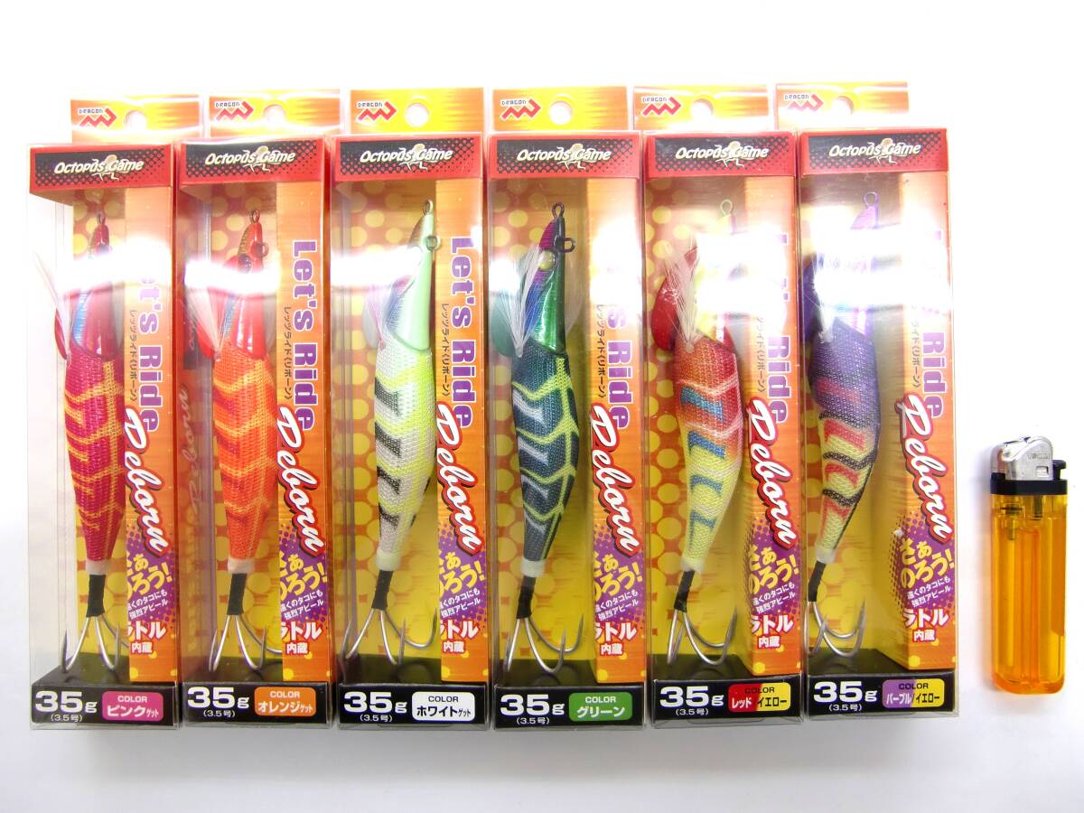 Yahoo!オークション - 新品 レッツライド リボーン3.5号(35g) 6個セッ...