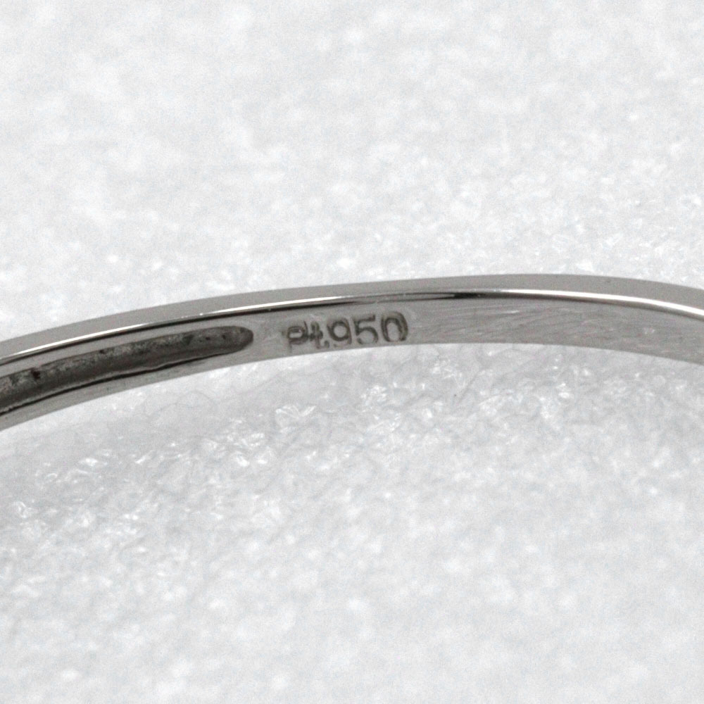 Yahoo!オークション - ハーフエタニティ 0.10 リング・指輪 Pt950プラ...