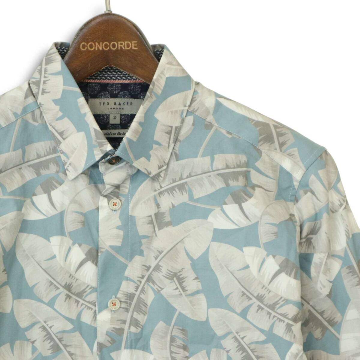 Yahoo!オークション - TED BAKER テッドベーカー 長袖 リーフ リゾート...
