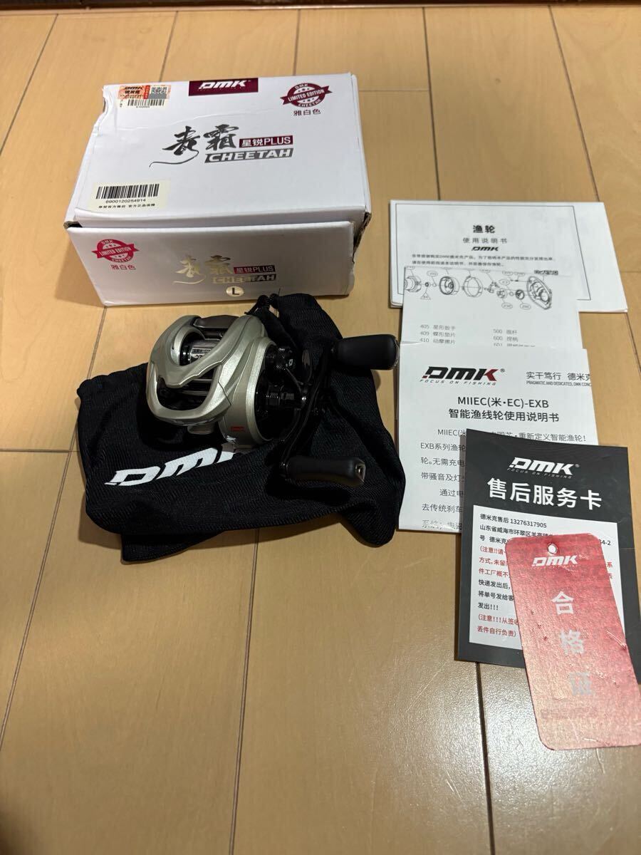 Yahoo!オークション - 【未使用】DMK 青霜 チーター 白 DCリール 左ハ...