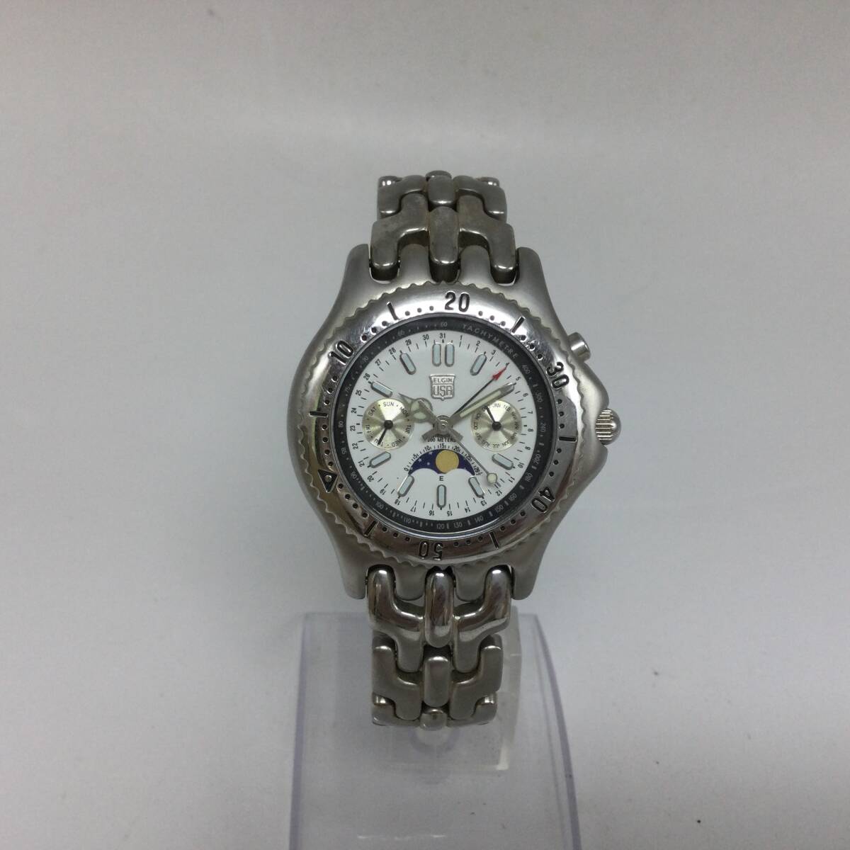 Yahoo!オークション - GG82♯【QZ/不動品】腕時計 ELGIN エルジン FK-1...