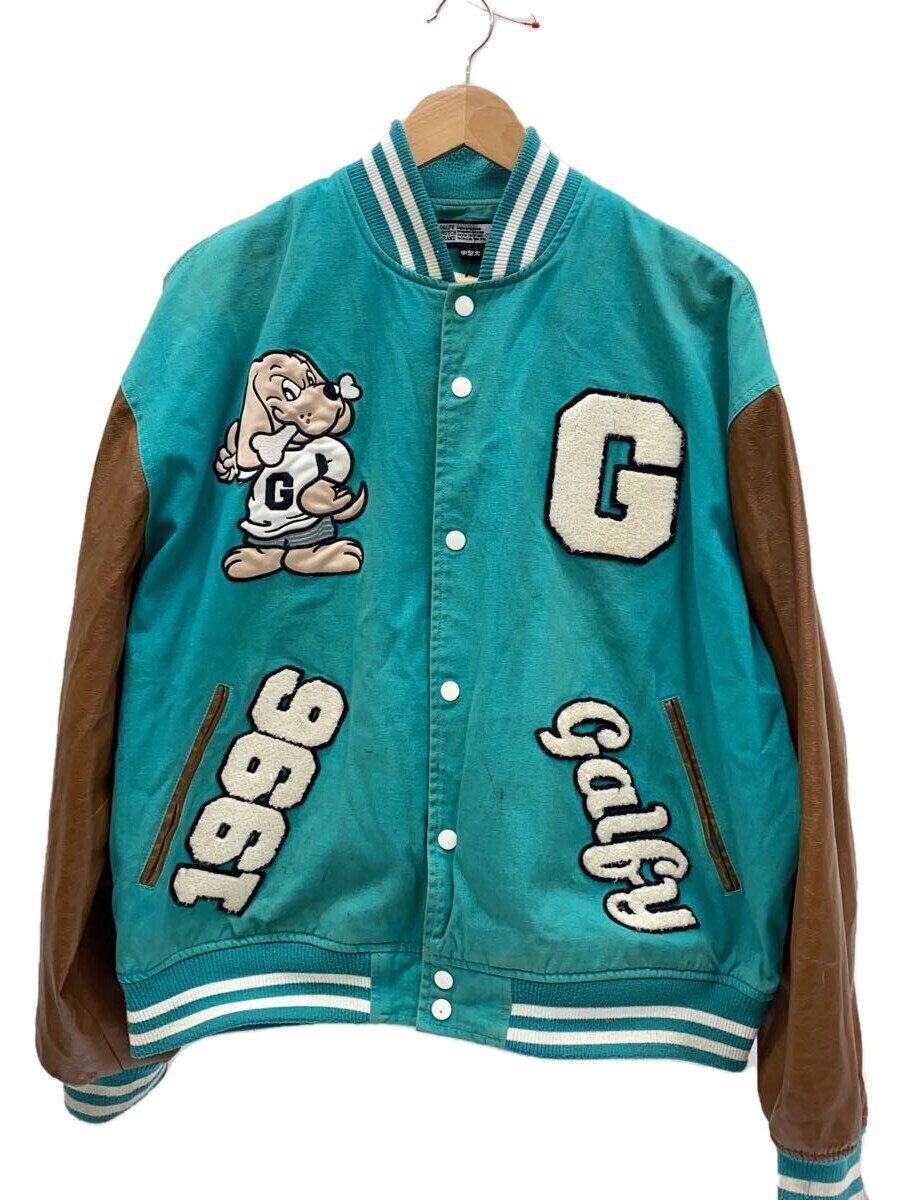 Yahoo!オークション - GALFY スタジャン/L/コットン/BLU/121011