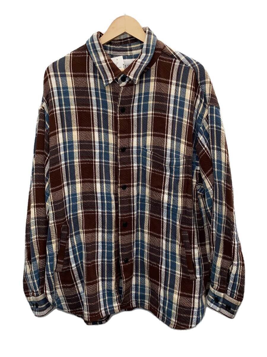 Yahoo!オークション - ROTOL 長袖シャツ/2/コットン/BLU/チェック/R810...