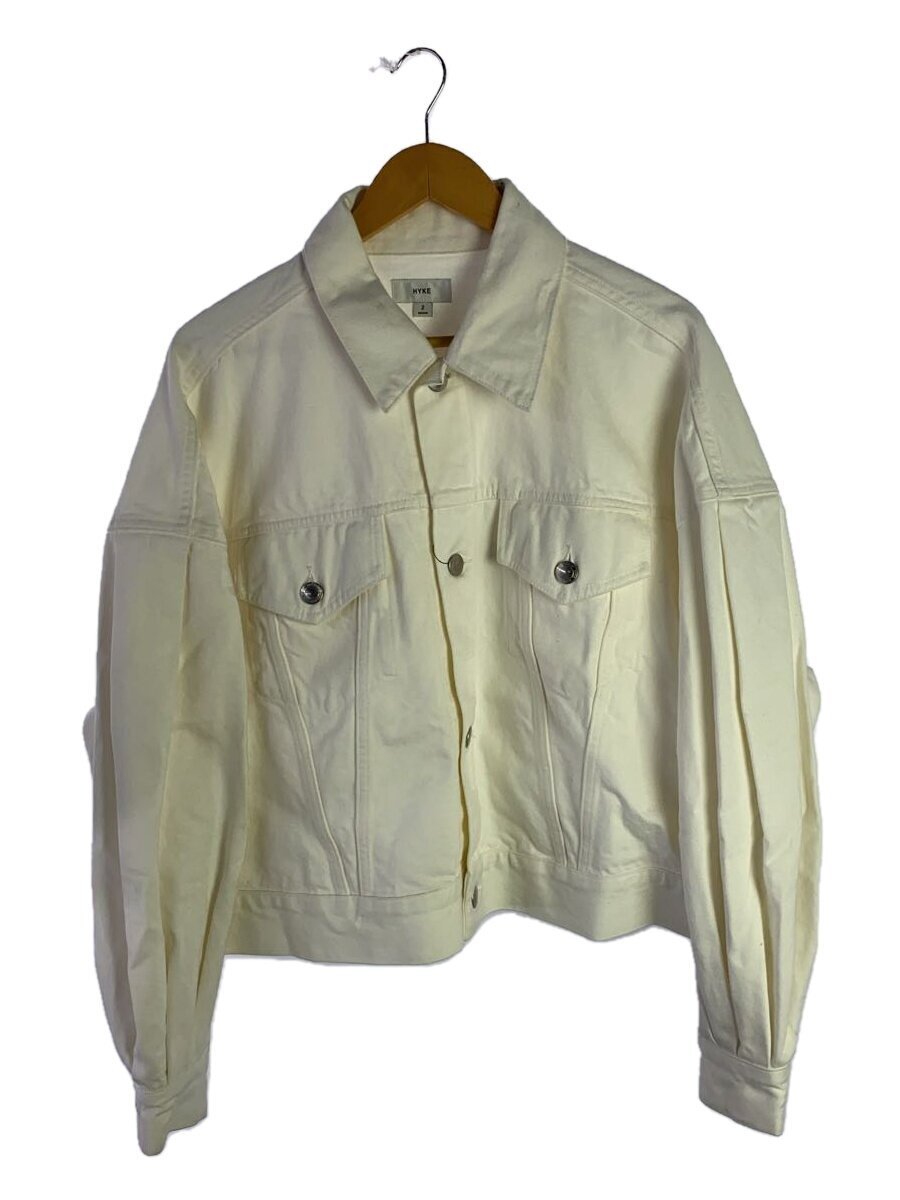 Yahoo!オークション - HYKE Gジャン/2/コットン/WHT/241-17436