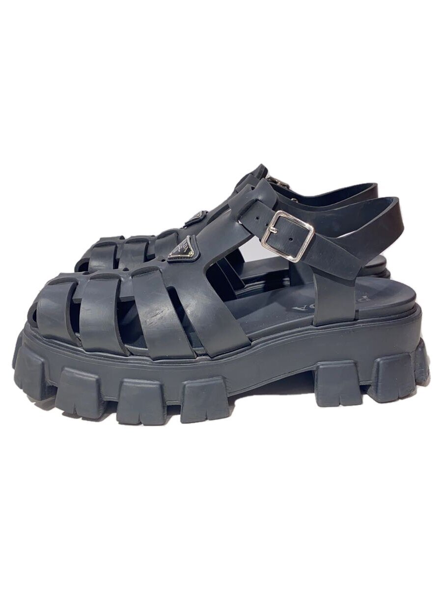 Yahoo!オークション - PRADA サンダル/UK9/BLK//
