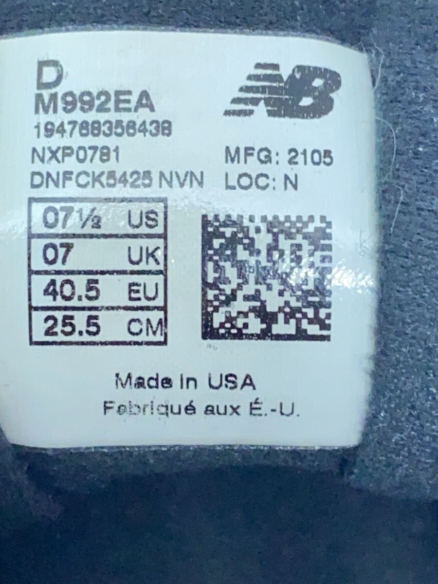 Yahoo!オークション - NEW BALANCE M992/ブラック/25.5cm/BLK