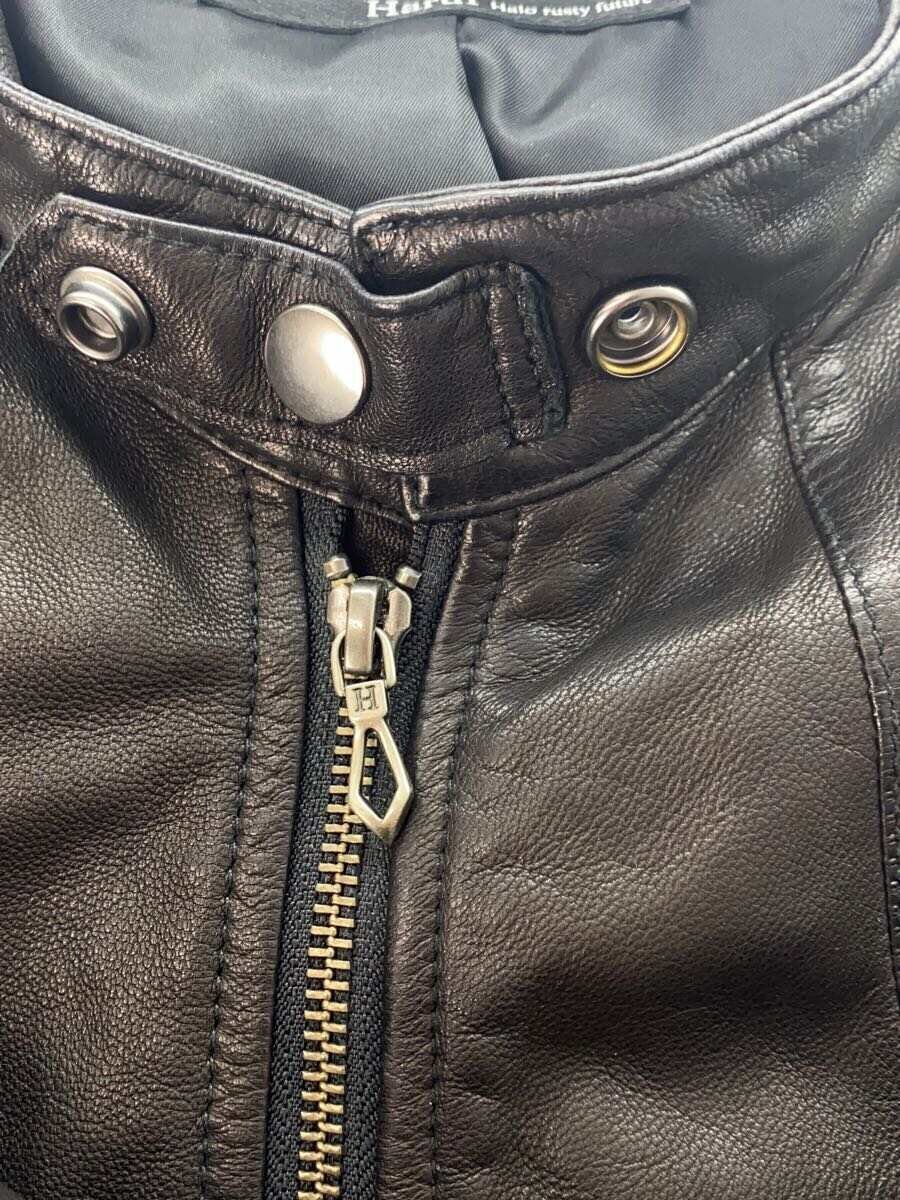 Yahoo!オークション - Haruf レザージャケット・ブルゾン/L/羊革/BLK/...