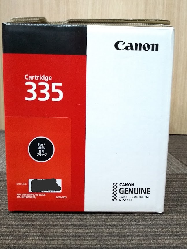 Yahoo!オークション - CANON カートリッジ335 Black CRG-335BLK 8673B...