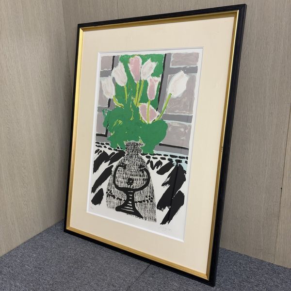 Yahoo!オークション - 【美品 返品保証】 花 三岸節子 95/175 絵画 BT8...