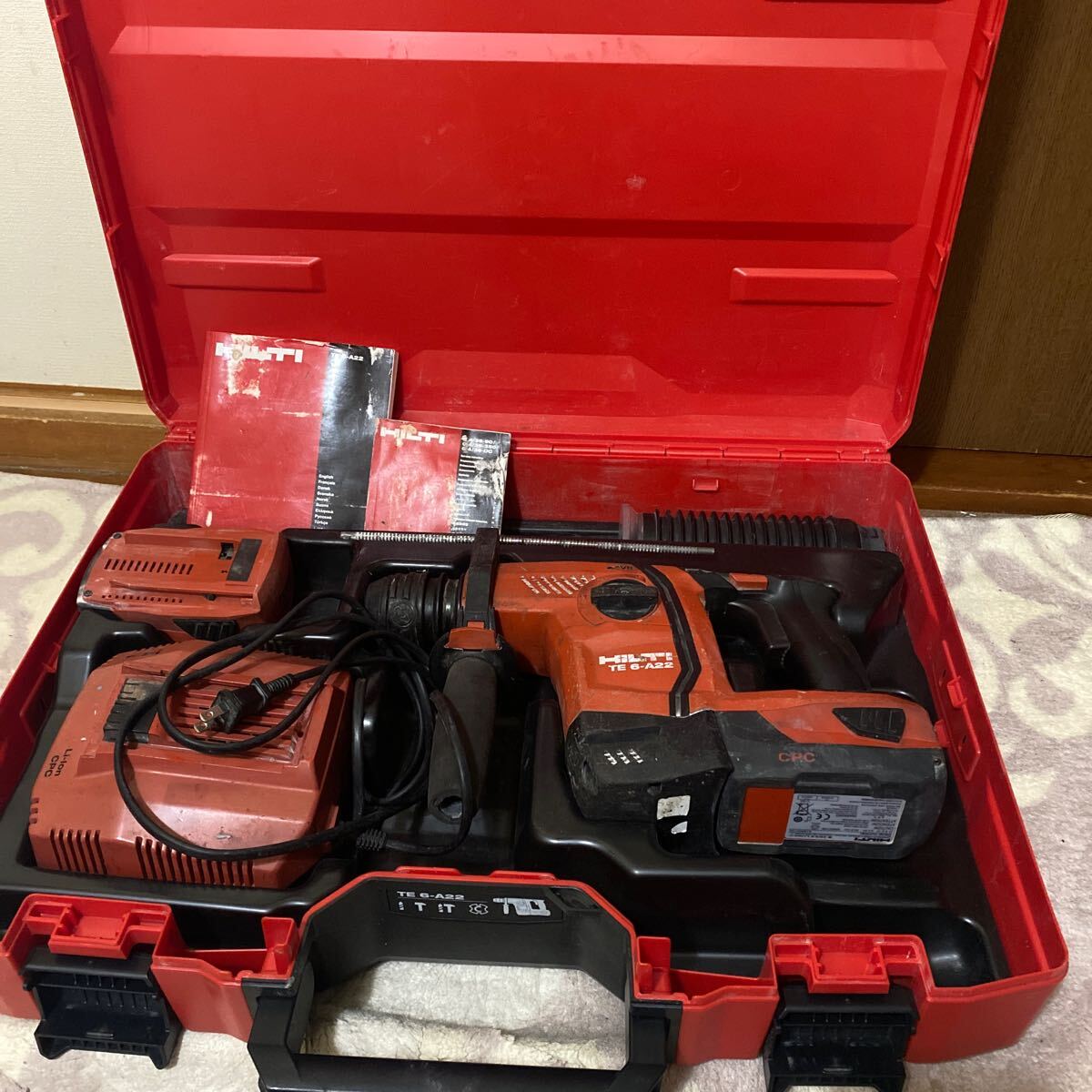 Yahoo!オークション - HILTI 充電式ロータリーハンマードリル TE6-A22 ...