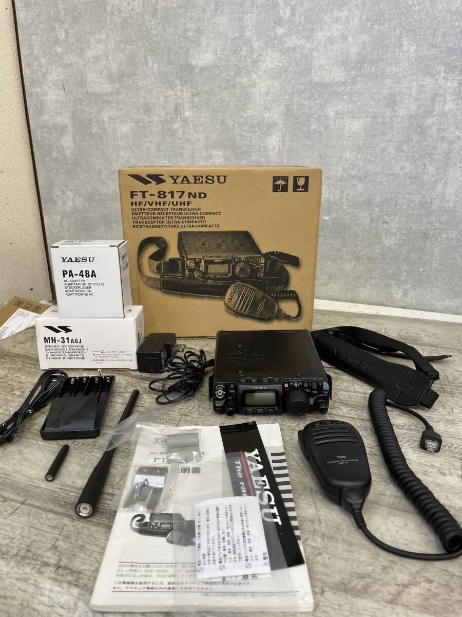 Yahoo!オークション - YAESU FT-817ND HF/VHF/UHF ALL MODE TRANSCEIVE...