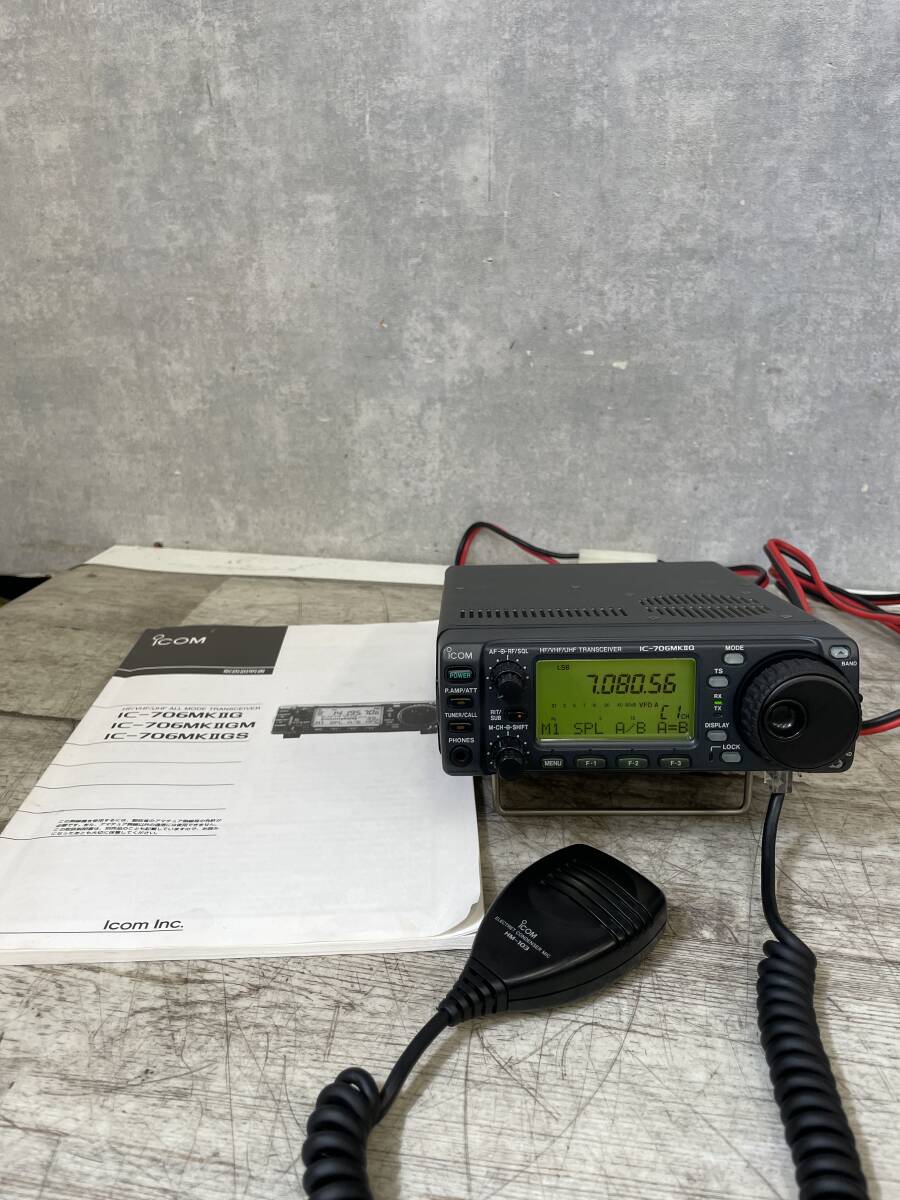 Yahoo!オークション - ICOM IC-706MKIIG 100W機 HF/VHF/UHF TRANSCEIVE...