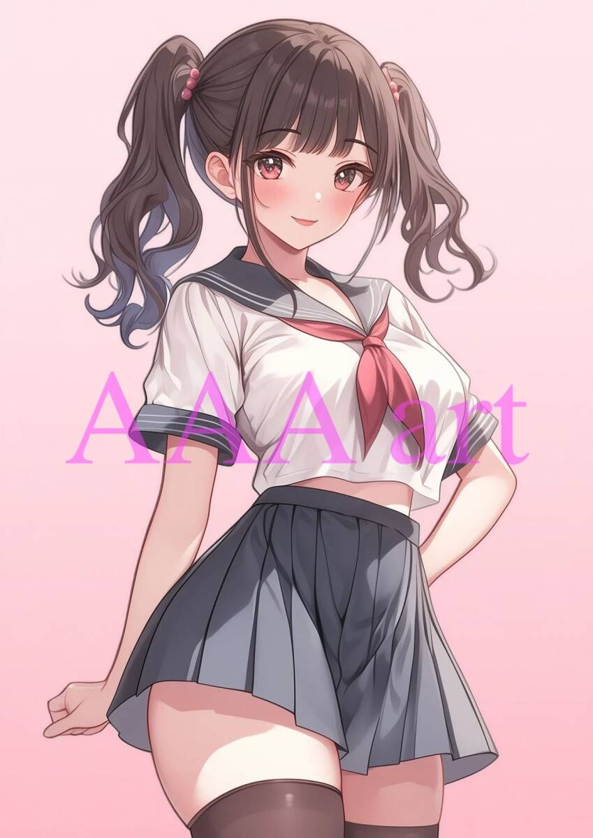 Yahoo!オークション - ポスター高画質A4 JK女子高生 セーラー服 制服 ...