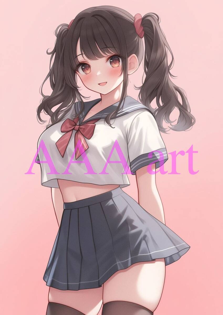Yahoo!オークション - ポスター高画質A4 JK女子高生 セーラー服 制服 ...