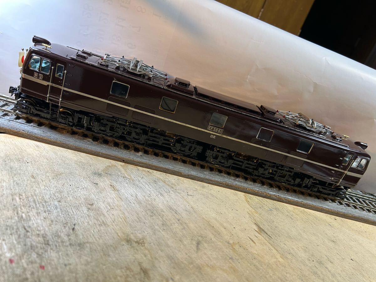 Yahoo!オークション - 鉄道模型 OJゲージ EF5861 デスプレーイ用 三井...