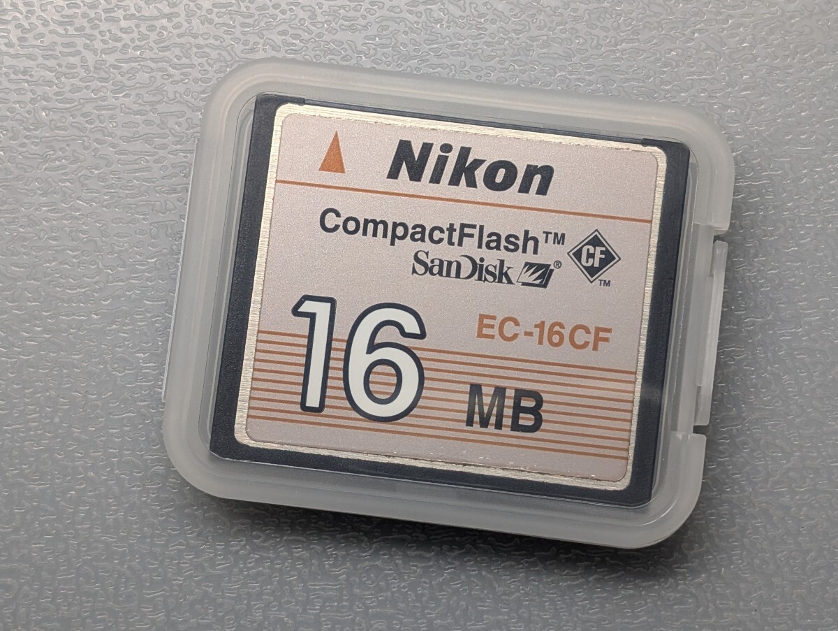 Yahoo!オークション - Nikon CompactFlash 16MB EC-16CF CFカード ケー...