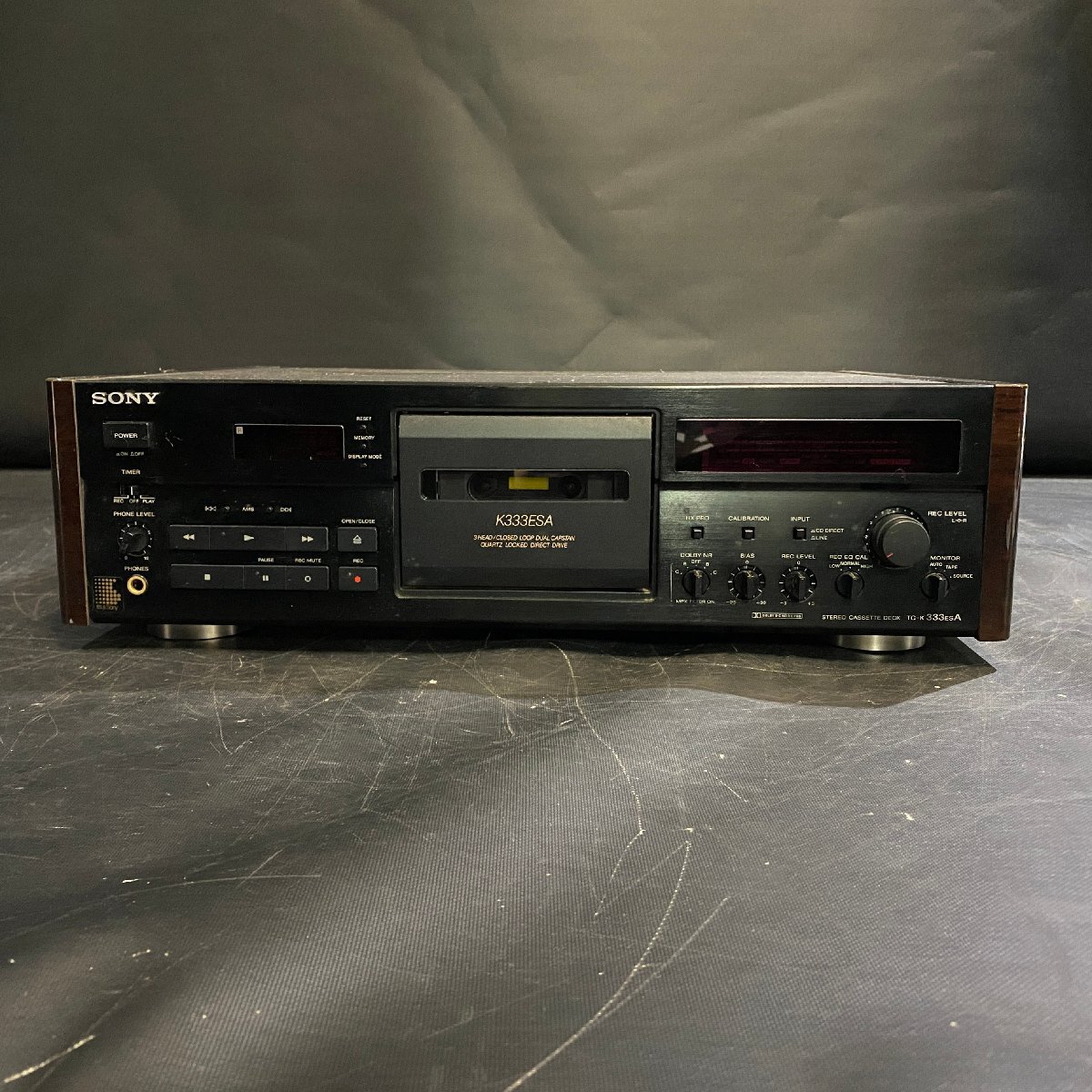 Yahoo!オークション - 【 J 】9592 SONY TC-K333ESA カセットデッキ ソ...