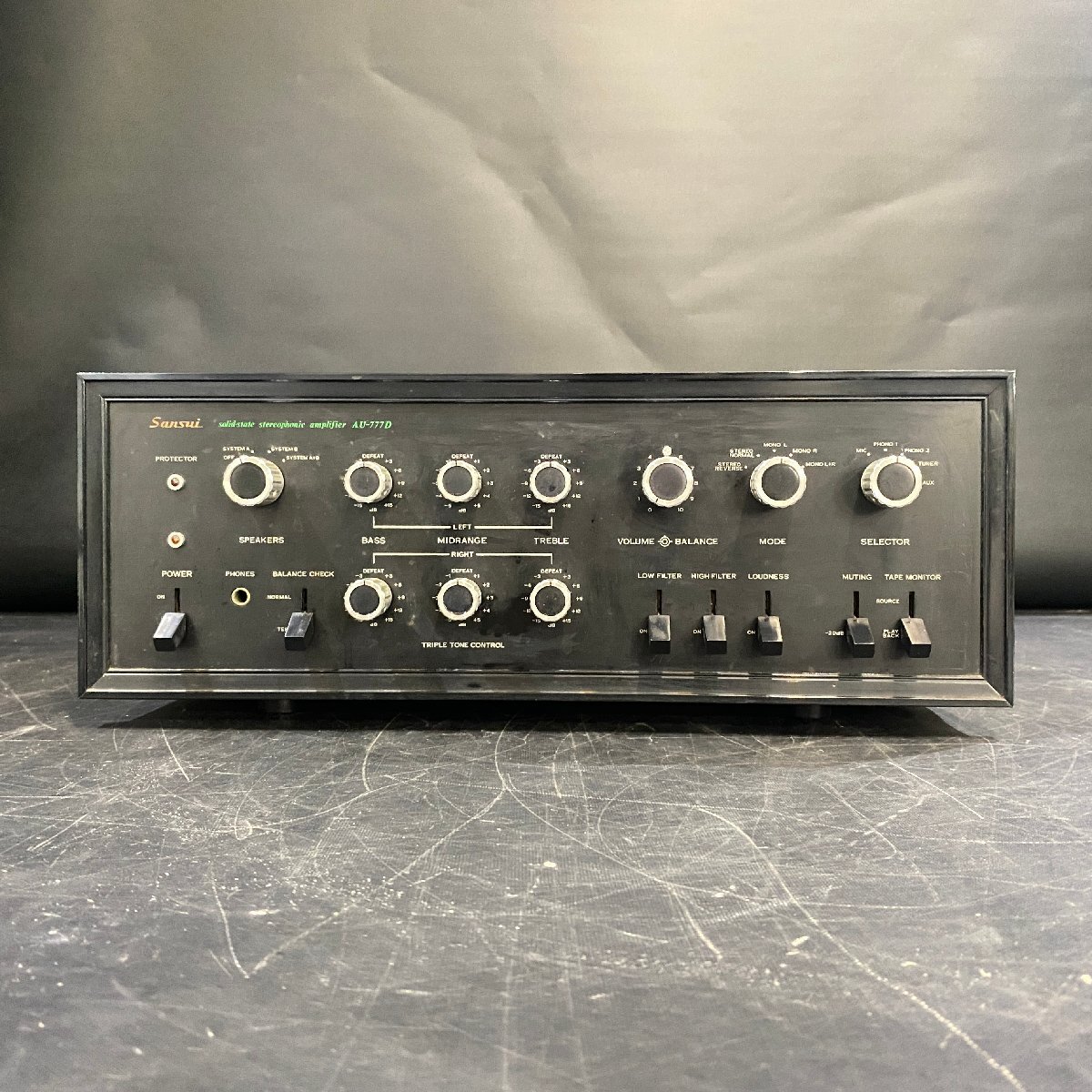 Yahoo!オークション - 【 J 】9755 Sansui AU-777D プリメインアンプ ...