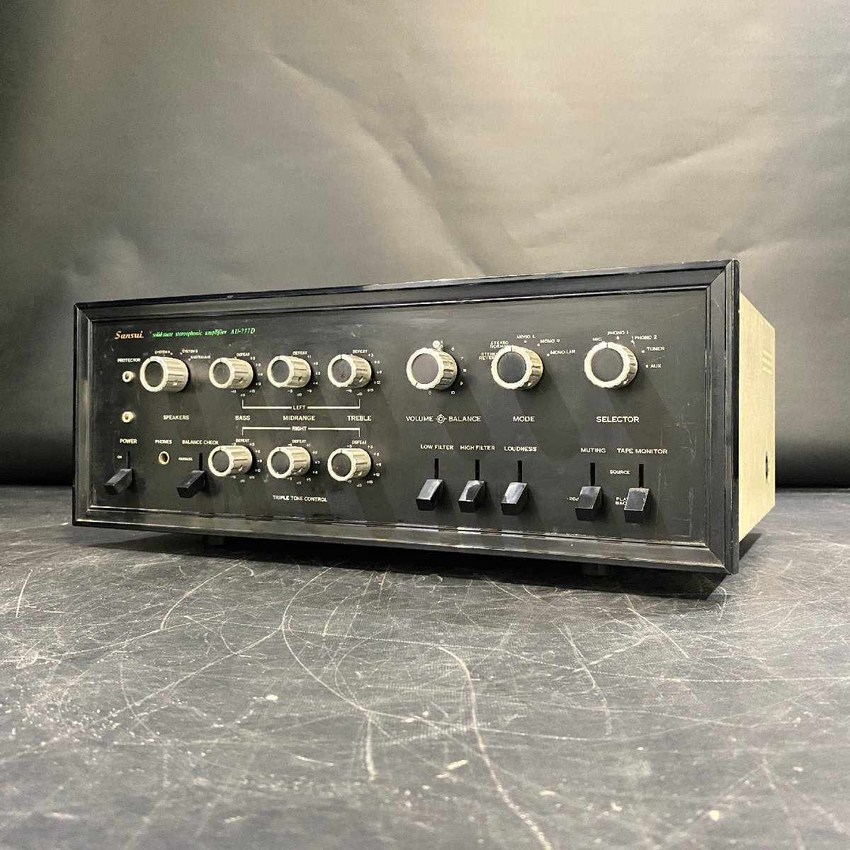 Yahoo!オークション - 【 J 】9755 Sansui AU-777D プリメインアンプ ...