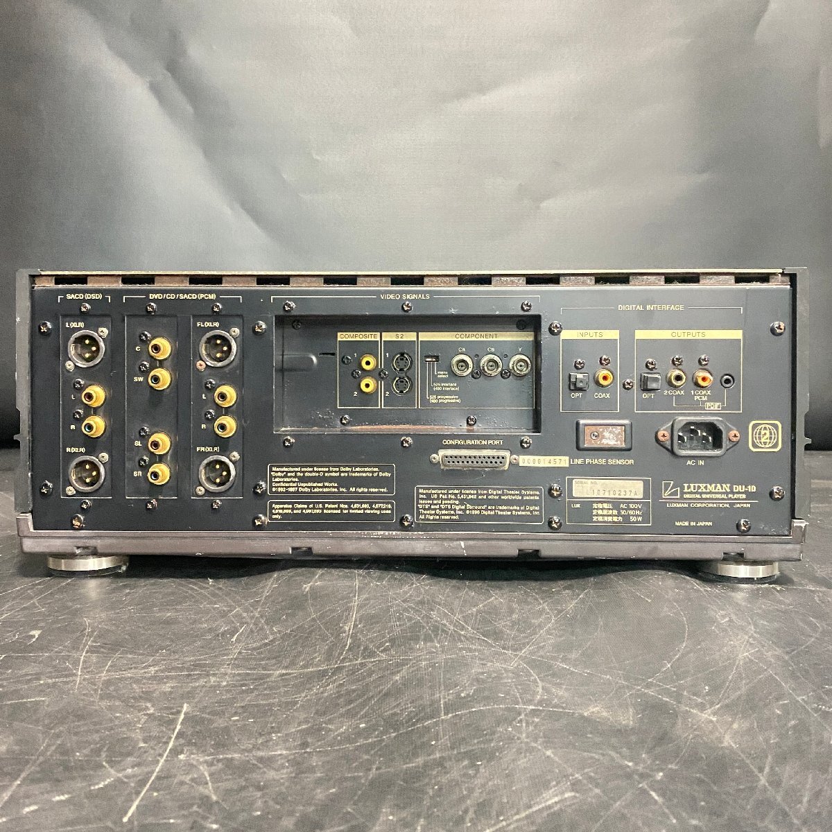 Yahoo!オークション - 【 J 】9529 LUXMAN DU-10 ユニバーサルプレーヤ...