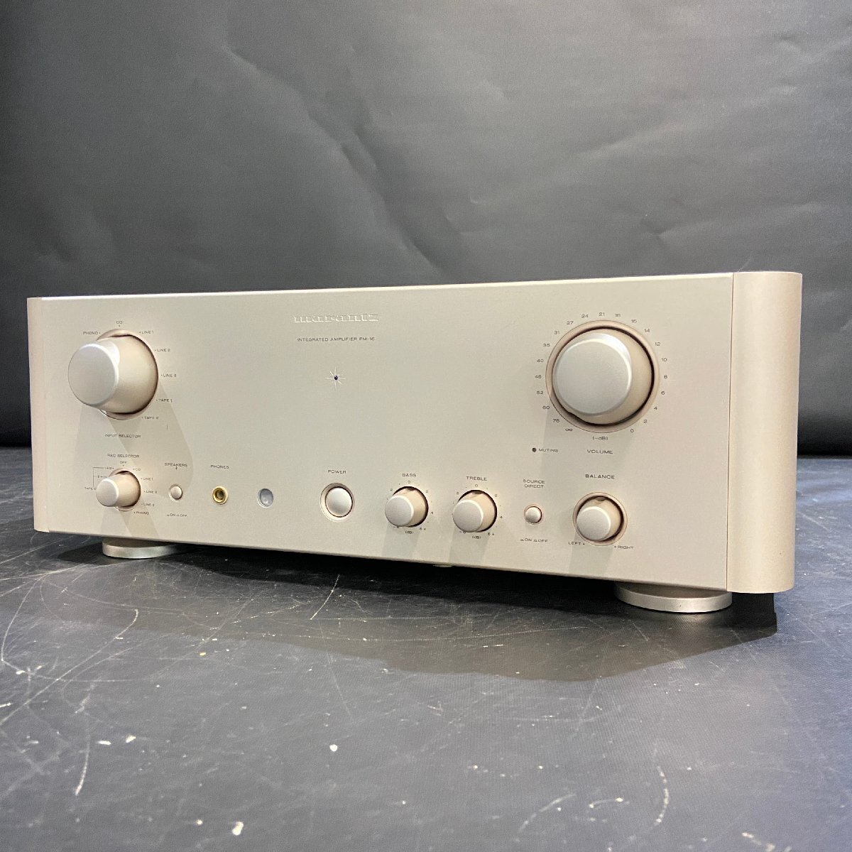 Yahoo!オークション - 【 C 】66 marantz PM-16F プリメインアンプ マ...