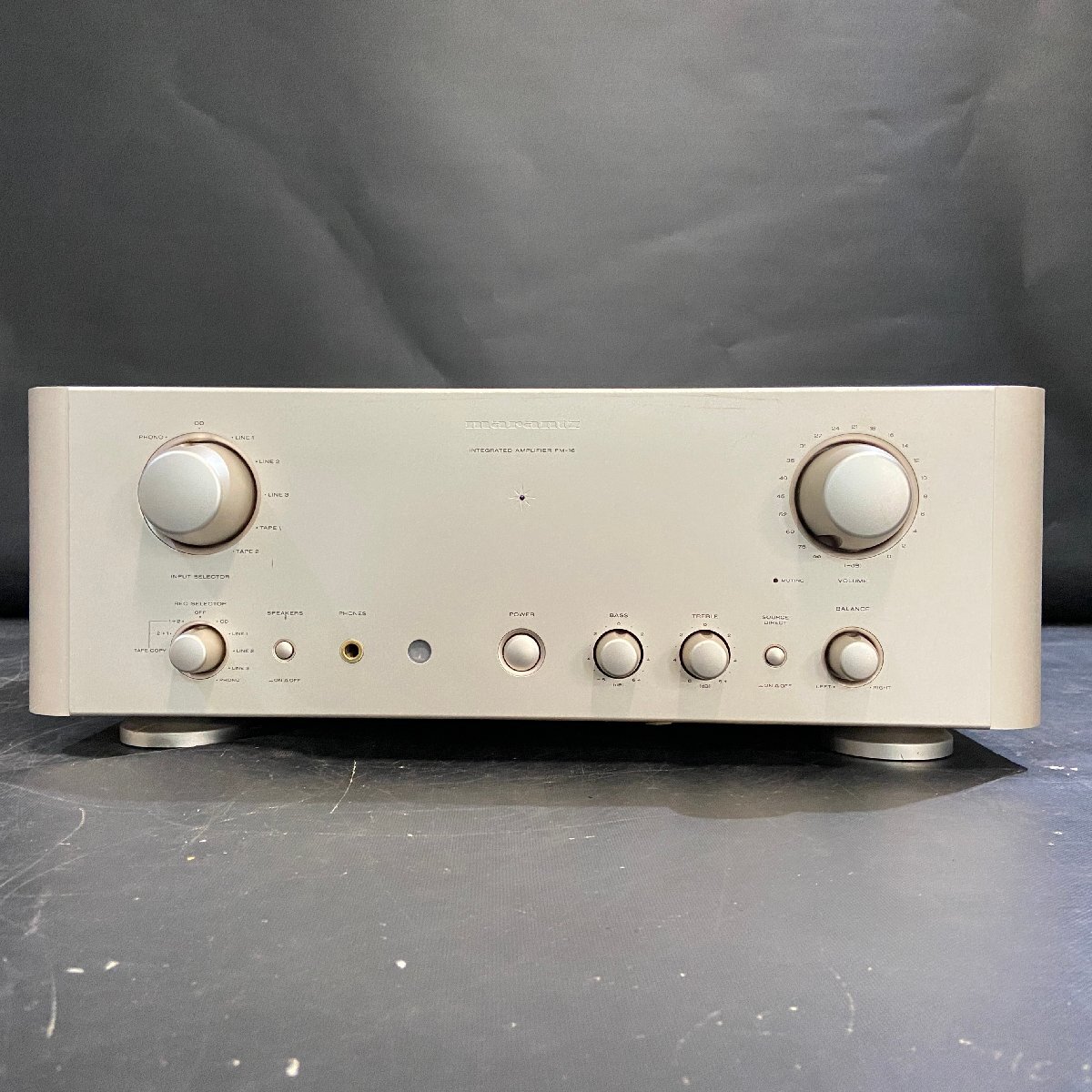 Yahoo!オークション - 【 C 】66 marantz PM-16F プリメインアンプ マ...