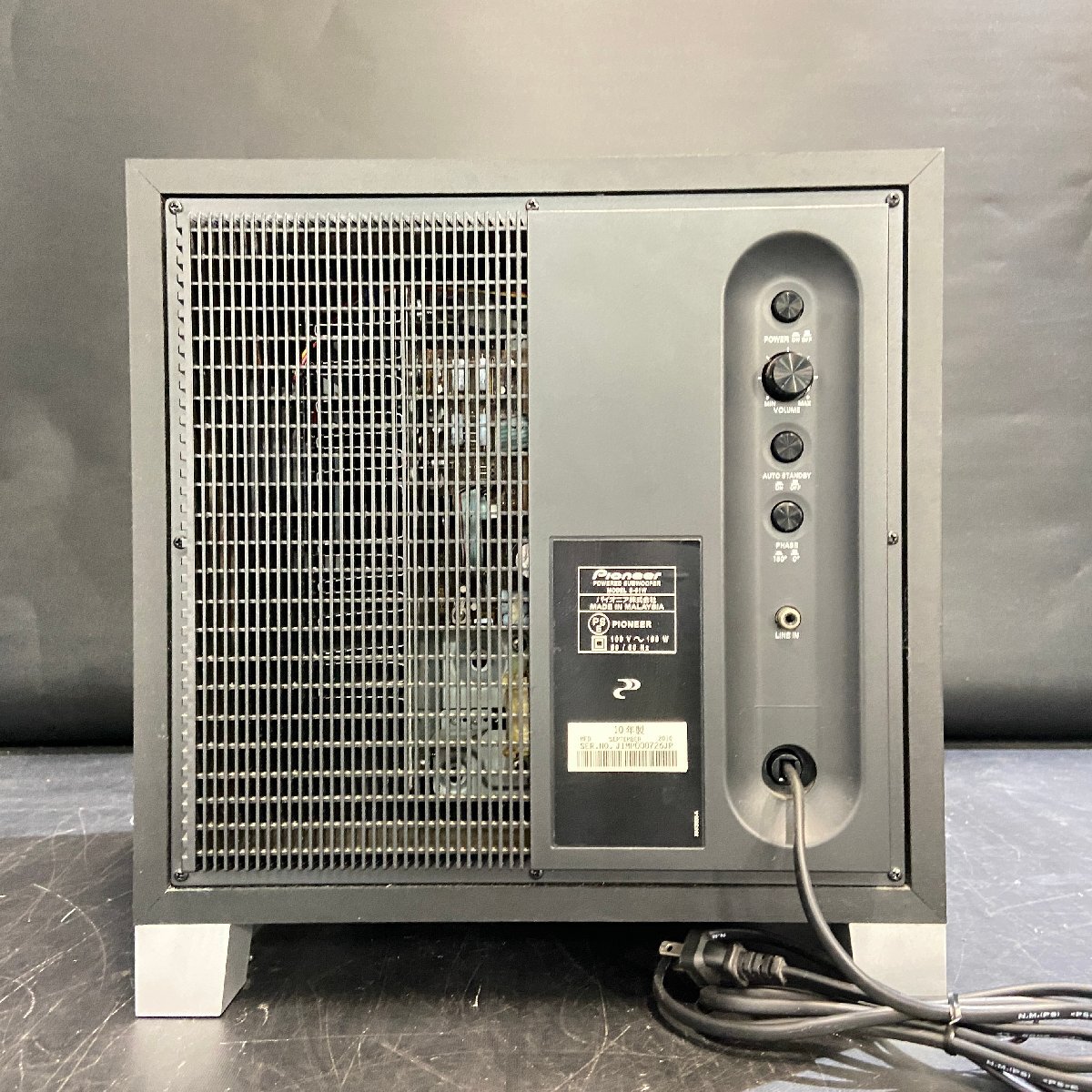 Yahoo!オークション - 【 C 】482 Pioneer S-51W サブウーファー パイ...