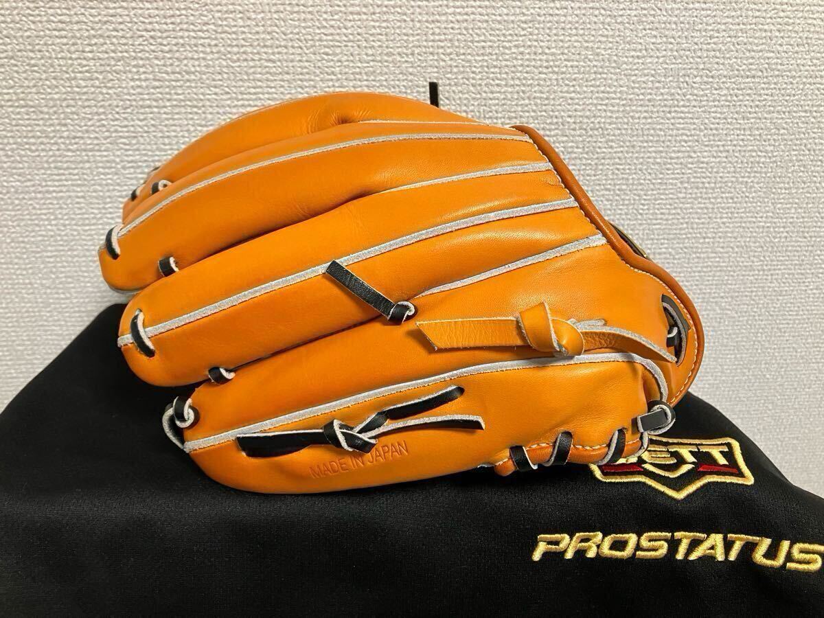【樂淘letao】日本代購代標第一品牌－ZETT プロステイタス 硬式オーダーグラブ キップレザー 内野手156型 未使用