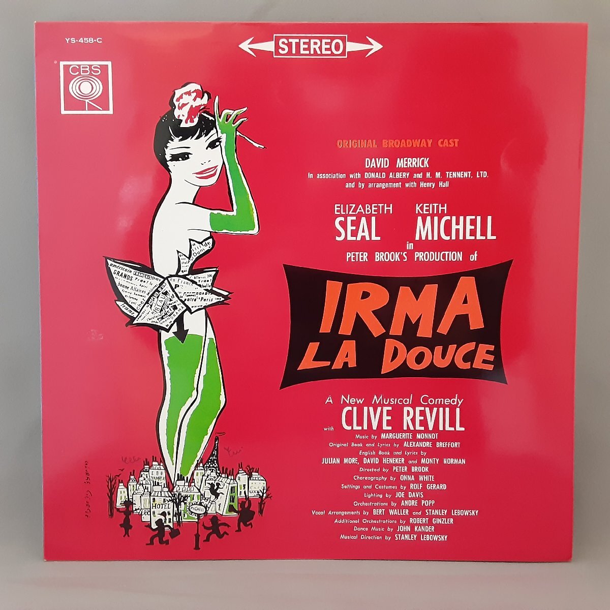 Yahoo!オークション - ペラジャケ David Merrick Presents Elizabeth ...