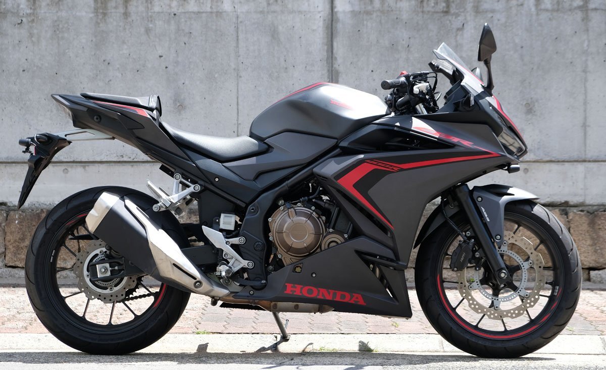 Yahoo!オークション - 2019年式 CBR400R マットアクシスグレーM 走行24...