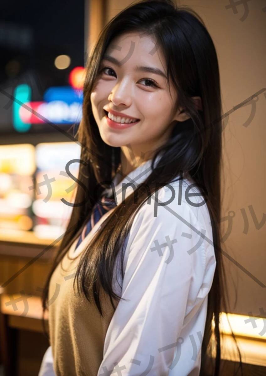 Yahoo!オークション - 【一点物・高画質A4ポスター】AI美女 写真 アー...